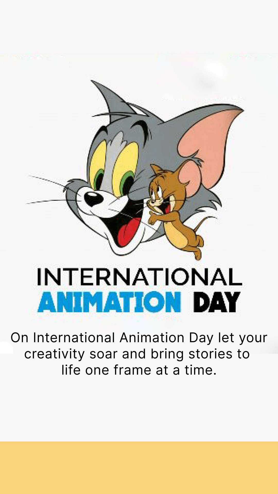 International Animation Day – Dbuzz