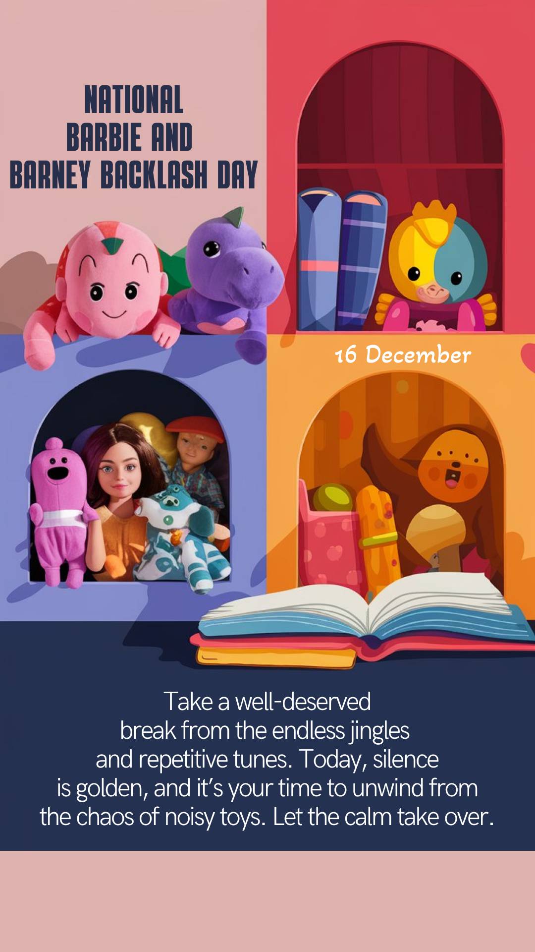 National Barbie And Barney Backlash Day – Dbuzz