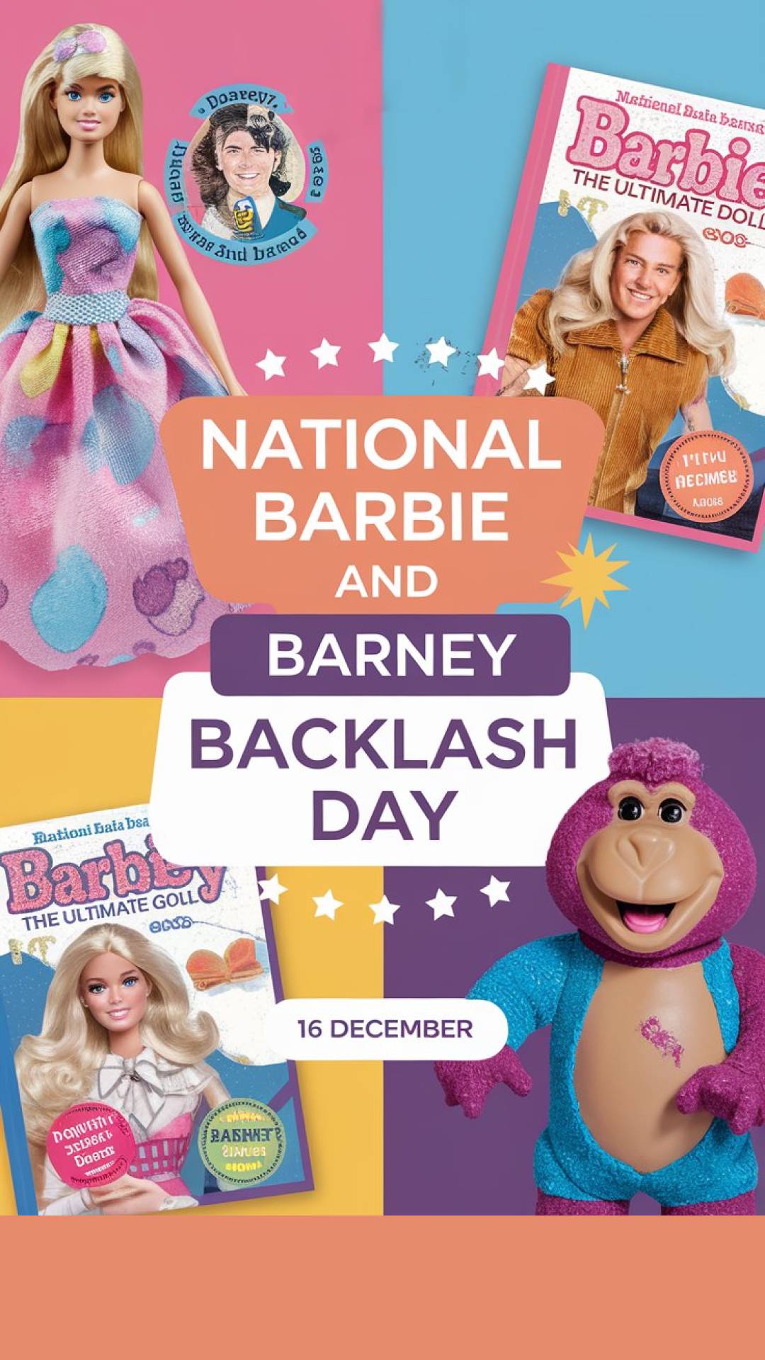 National Barbie And Barney Backlash Day – Dbuzz